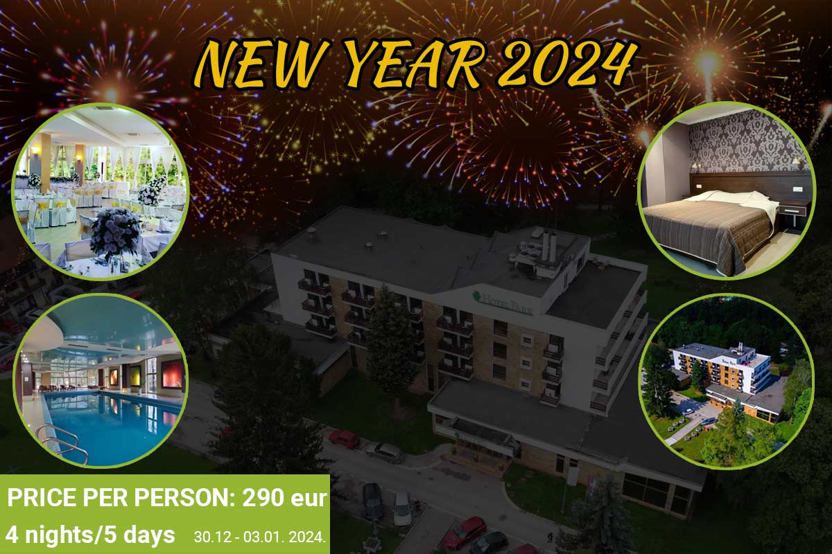 New Year's package 2024 - 4 nights/5 days - Hotel Park Ivanjica